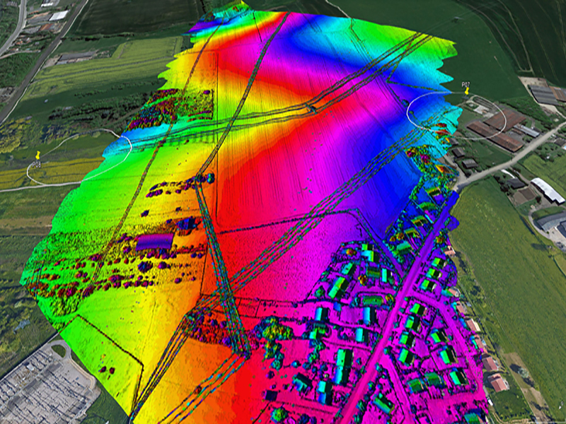 Levés topographiques terrestres - SIG-DRONE